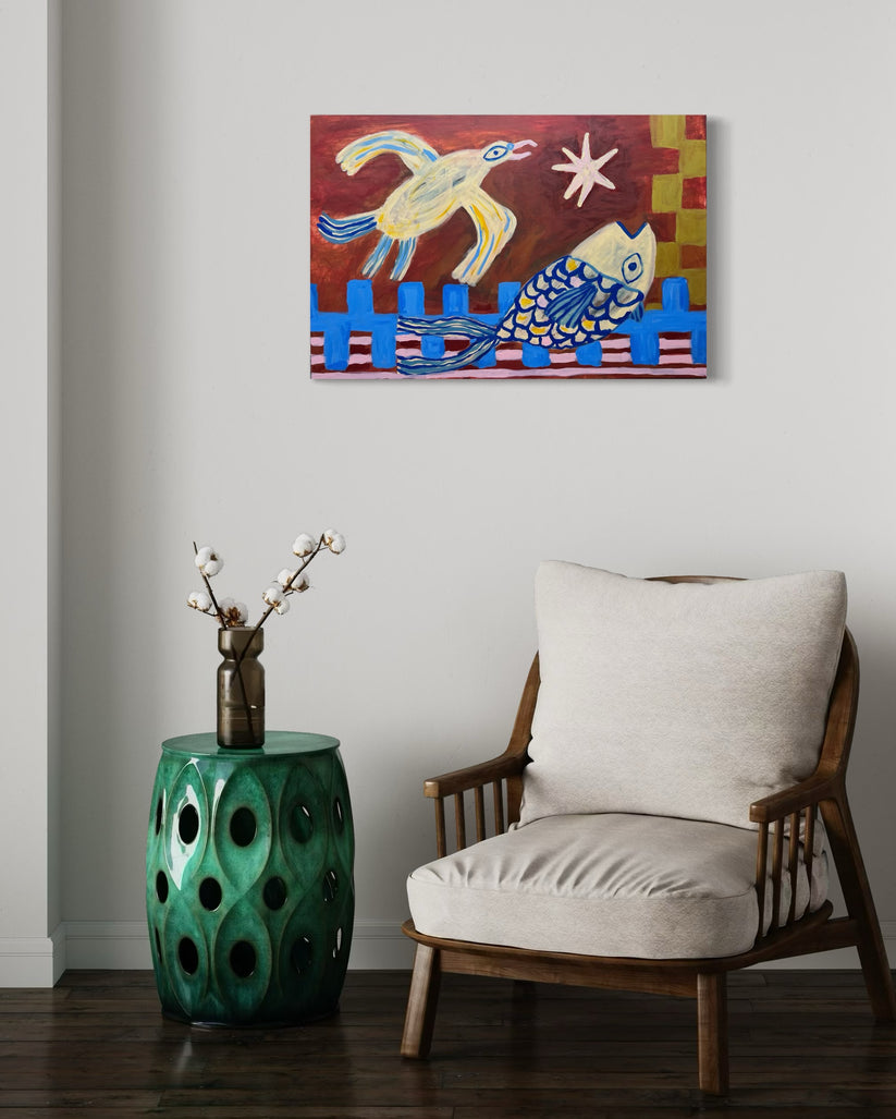 Gull & fish – sense of wild